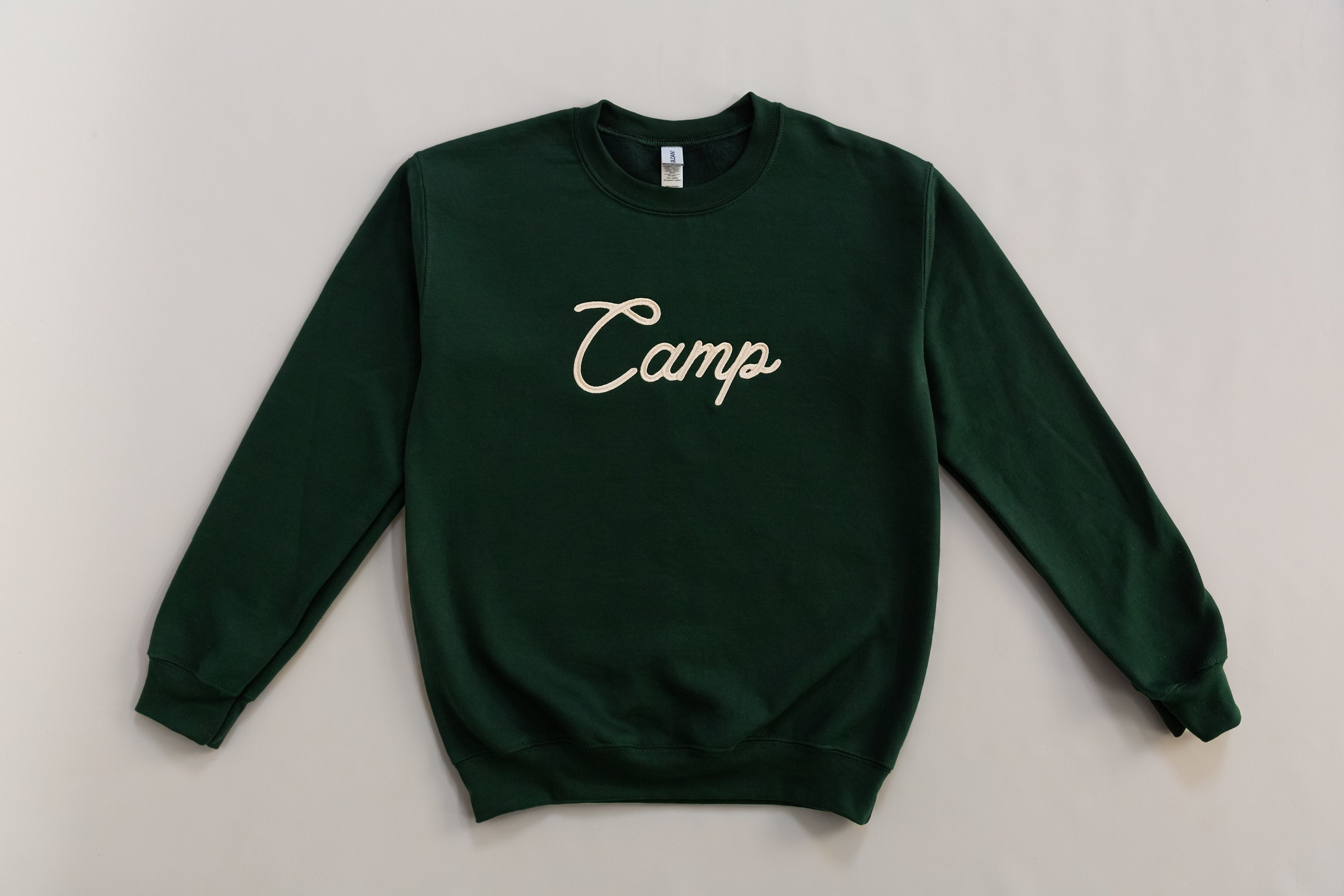Embroidered Camping Sweatshirt - Outdoor Clothing - Hiking Sweatshirt ...