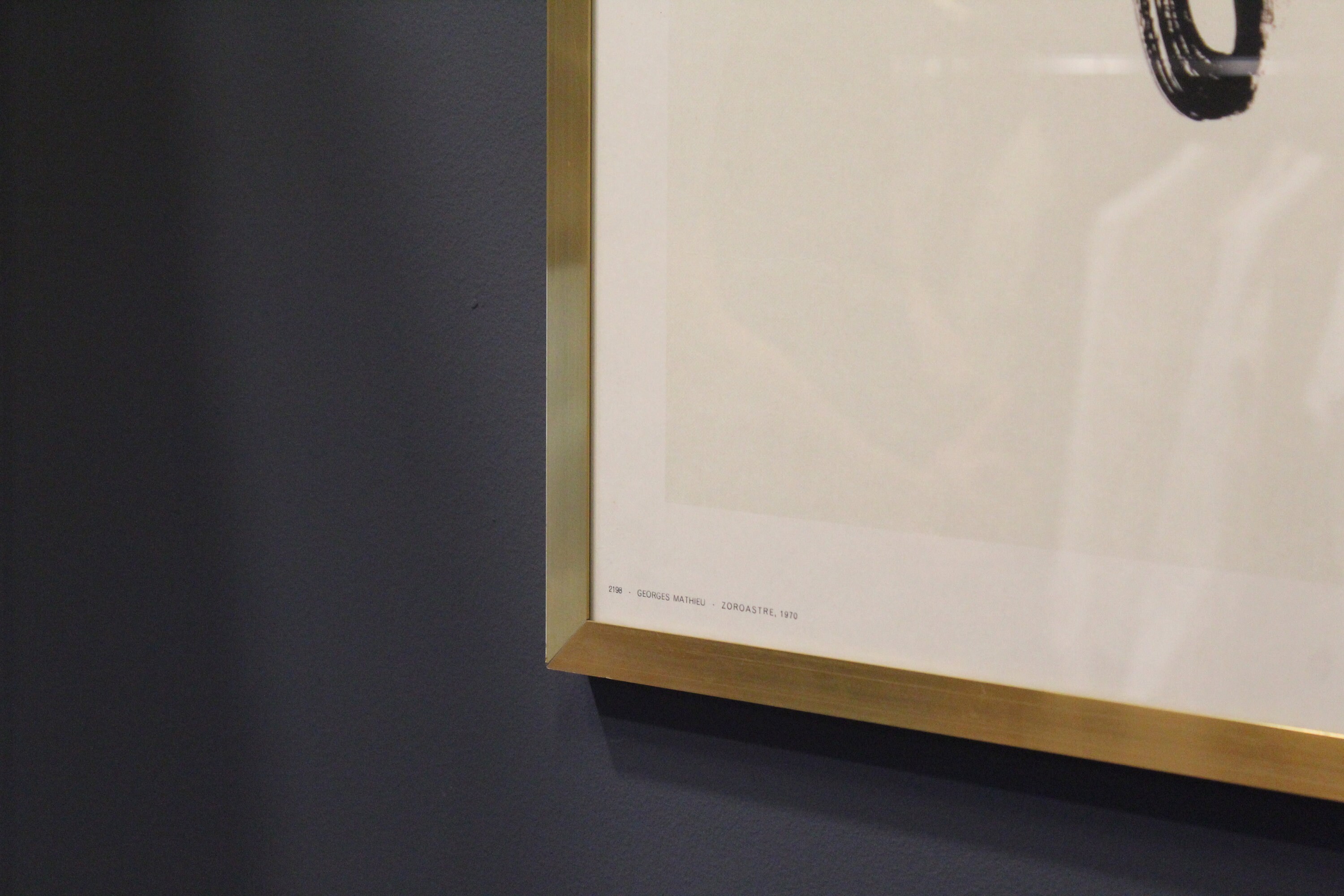 French Lithograph by Georges Mathieu 1970s - Etsy