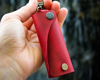 Leather Key Wrap | Etsy