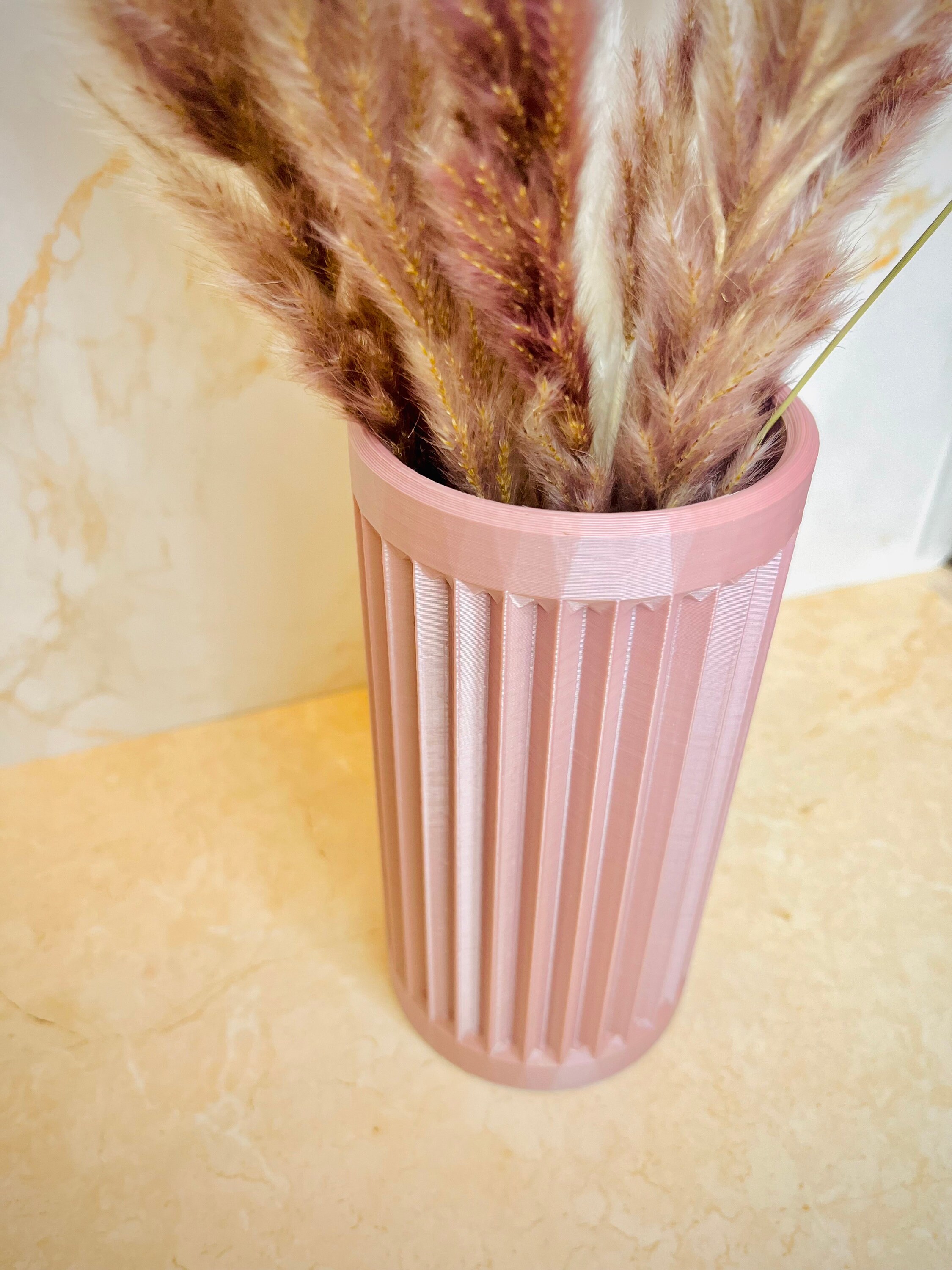 Modern Blush Pink Vase Perfect for Flowers Designed by - Etsy