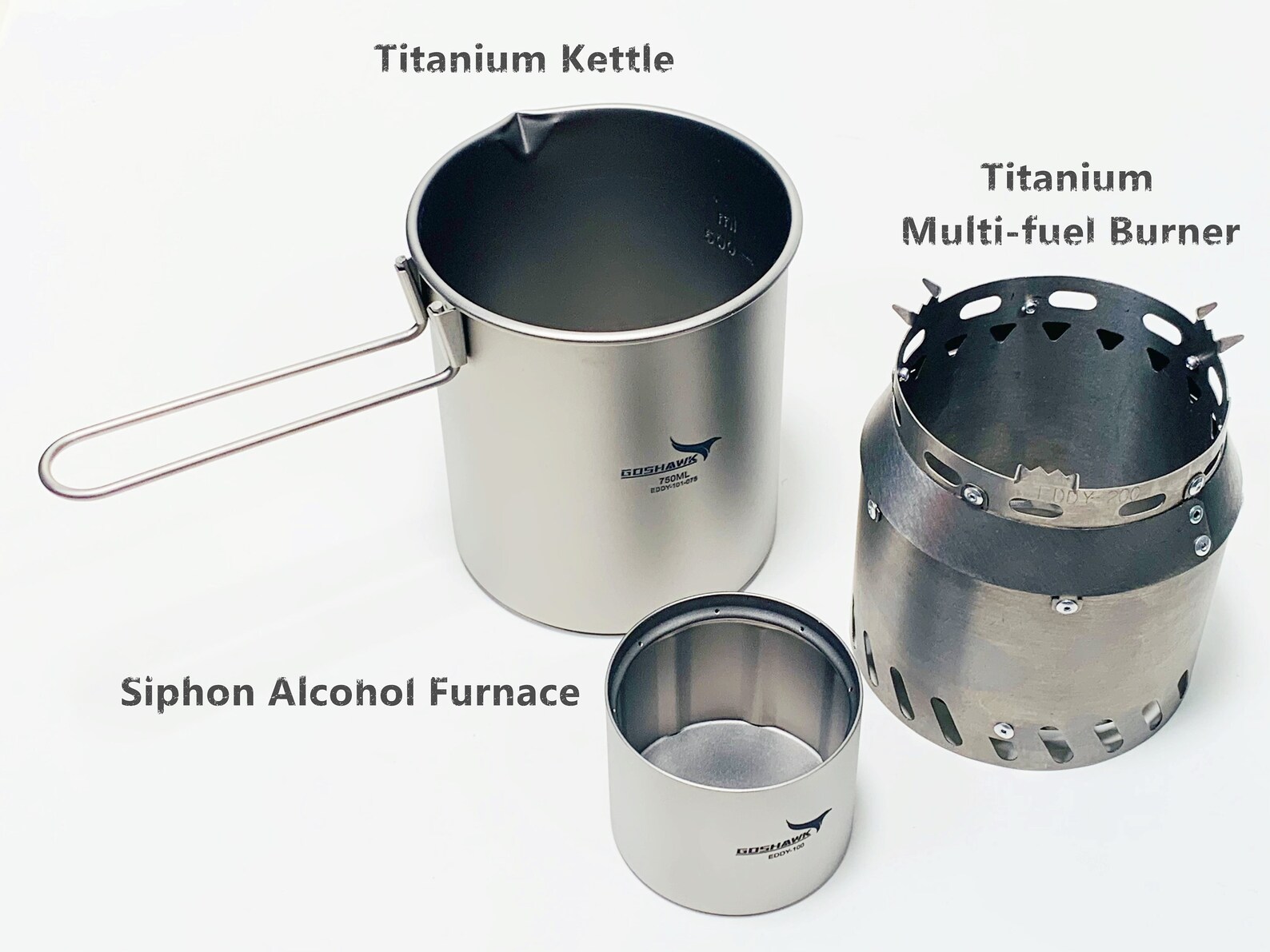 Titanium Wood Gasifier Siphon Alcohol Stove Multi-fuel Burner - Etsy UK