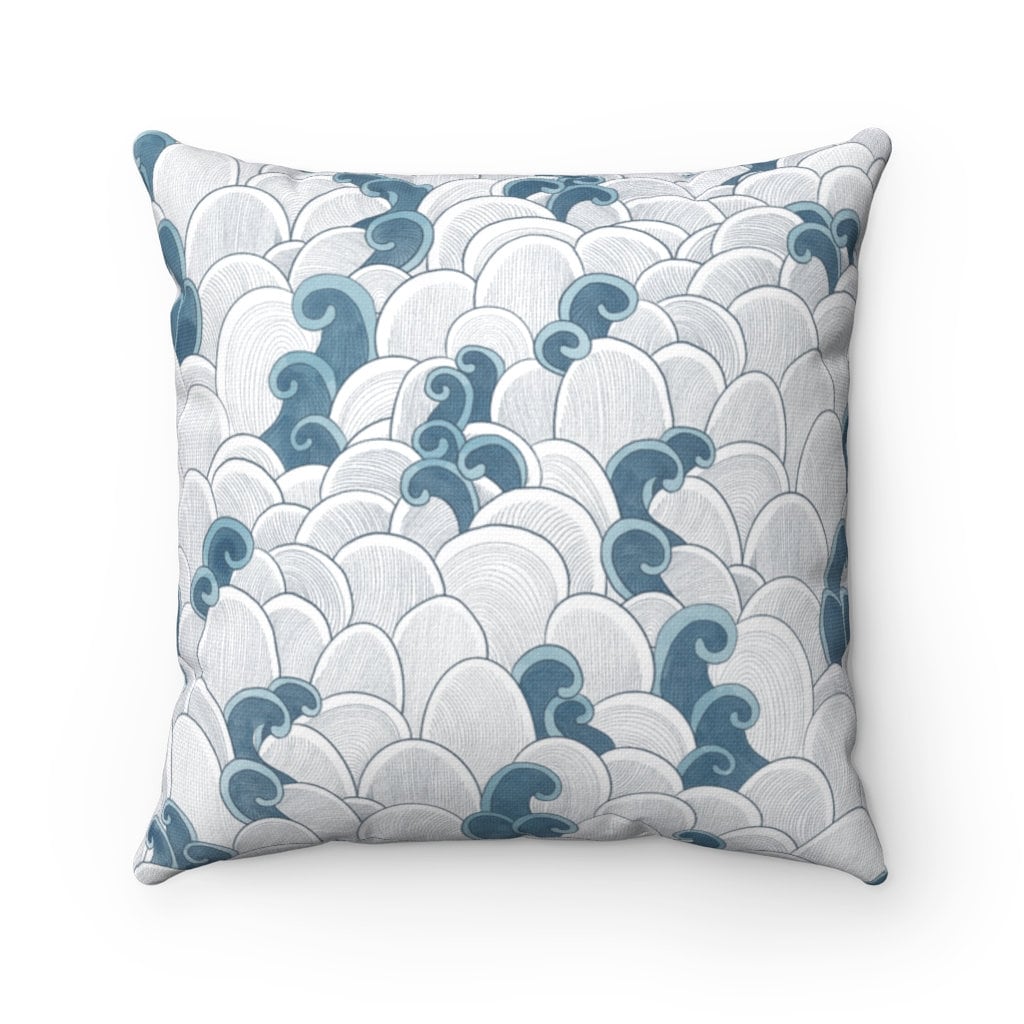 Summer Waves Square Pillow Case - Etsy