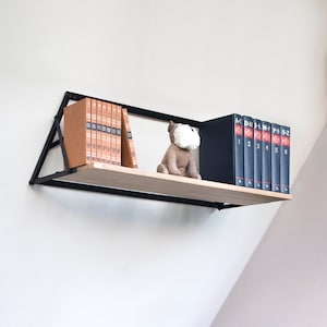Shelf for Slanted Walls in Attics Loft Style 100 Cm Etsy