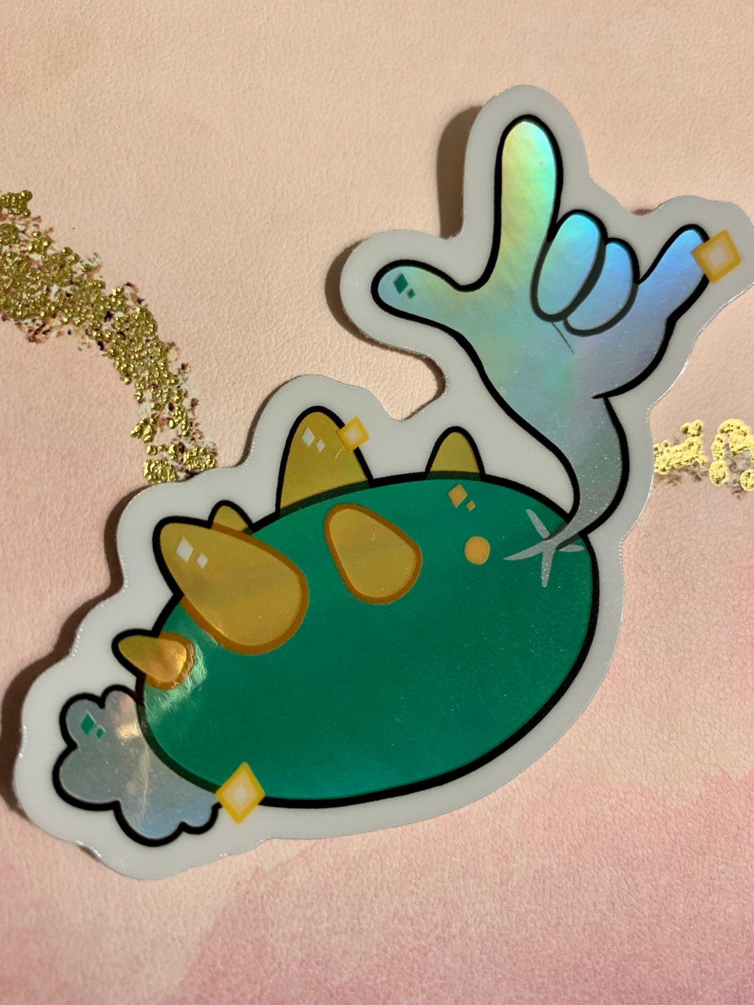 Pyukumuku Sticker (SHINY VARIANT) - Etsy UK