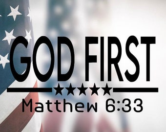God First Sticker - Etsy