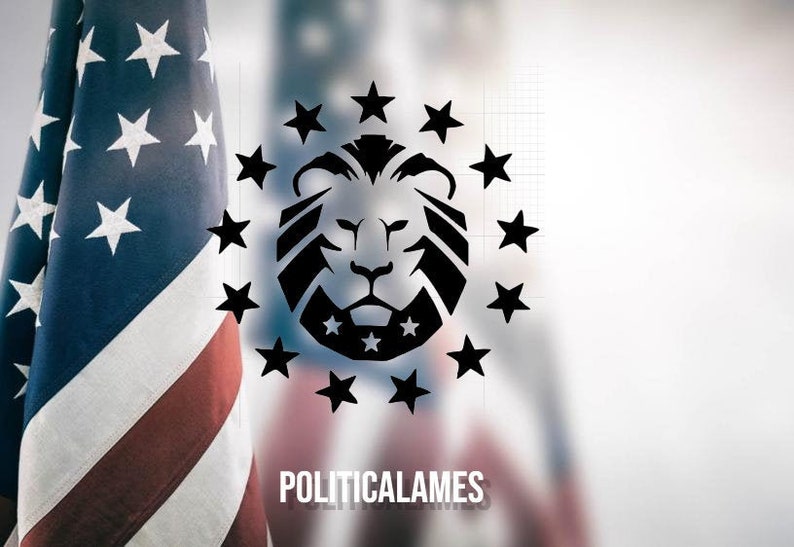 Patriot Lion Head Patriotic Vinyl Decal 1776 Car Decal - Etsy