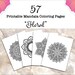57 Printable Flower Mandala Coloring Pages - Etsy