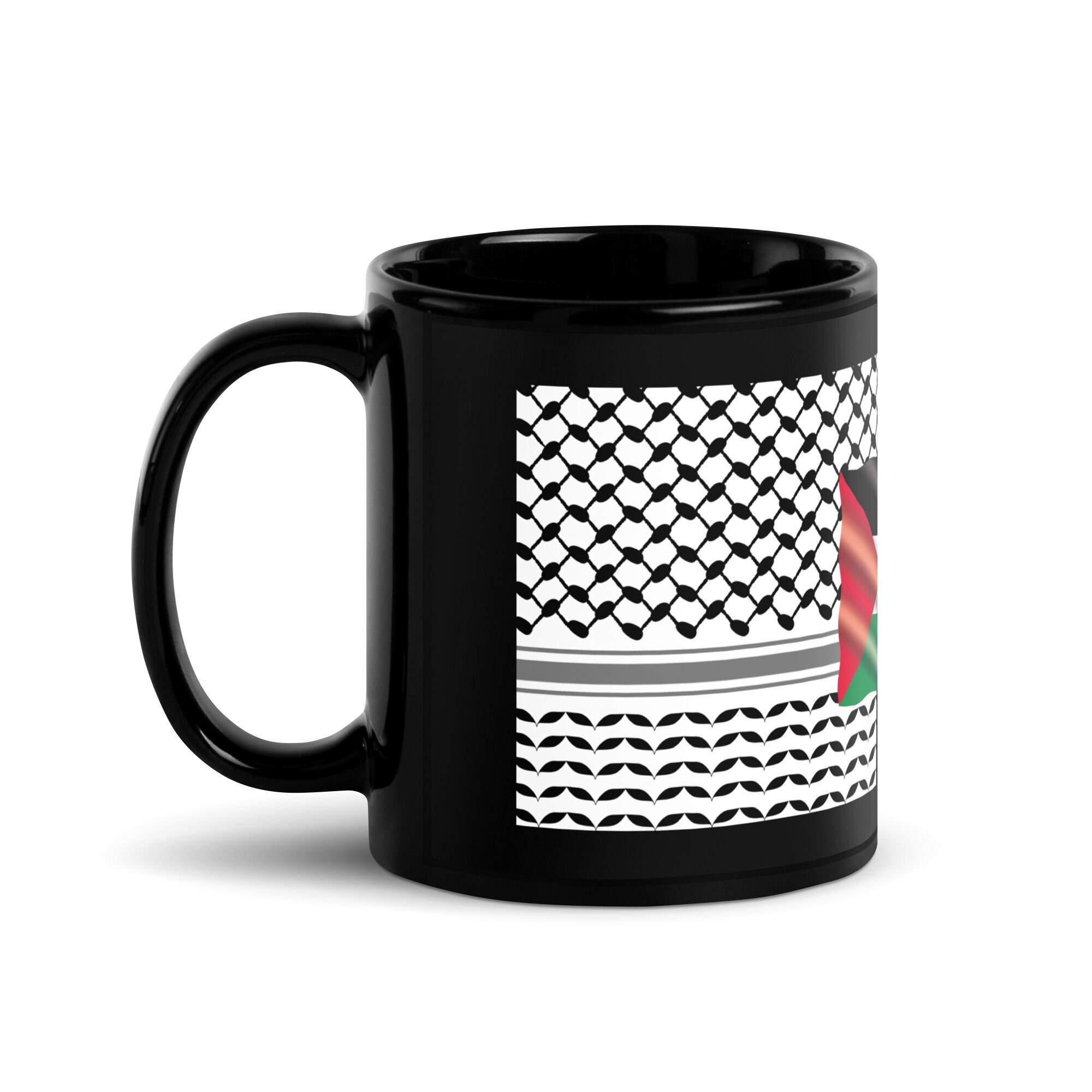 Palestine Kufiya MUG Gaza فلسطين Palestina Arabic Arab Palestinian ...
