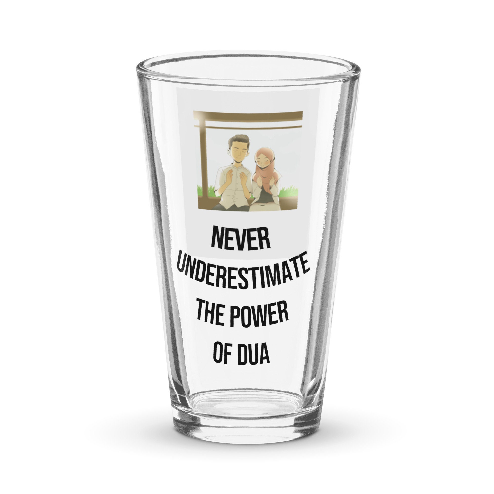 Custom Islamic Gift Dua for Couples Shaker Pint Glass Islamic Wedding ...
