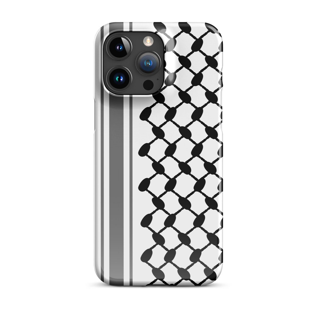 Palestine Keffiyeh Snap Case for Iphone® Support Gaza Koffiya I Stand ...