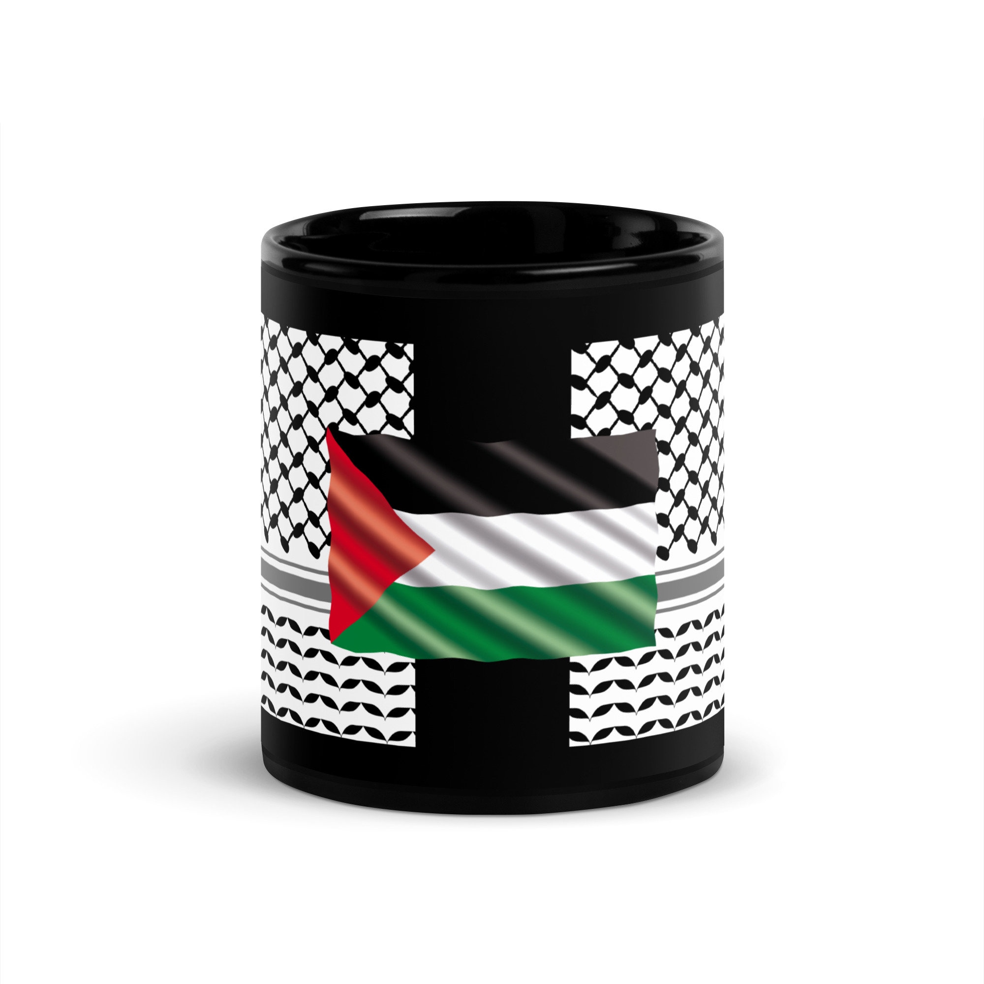 Palestine Kufiya MUG Gaza فلسطين Palestina Arabic Arab Palestinian ...