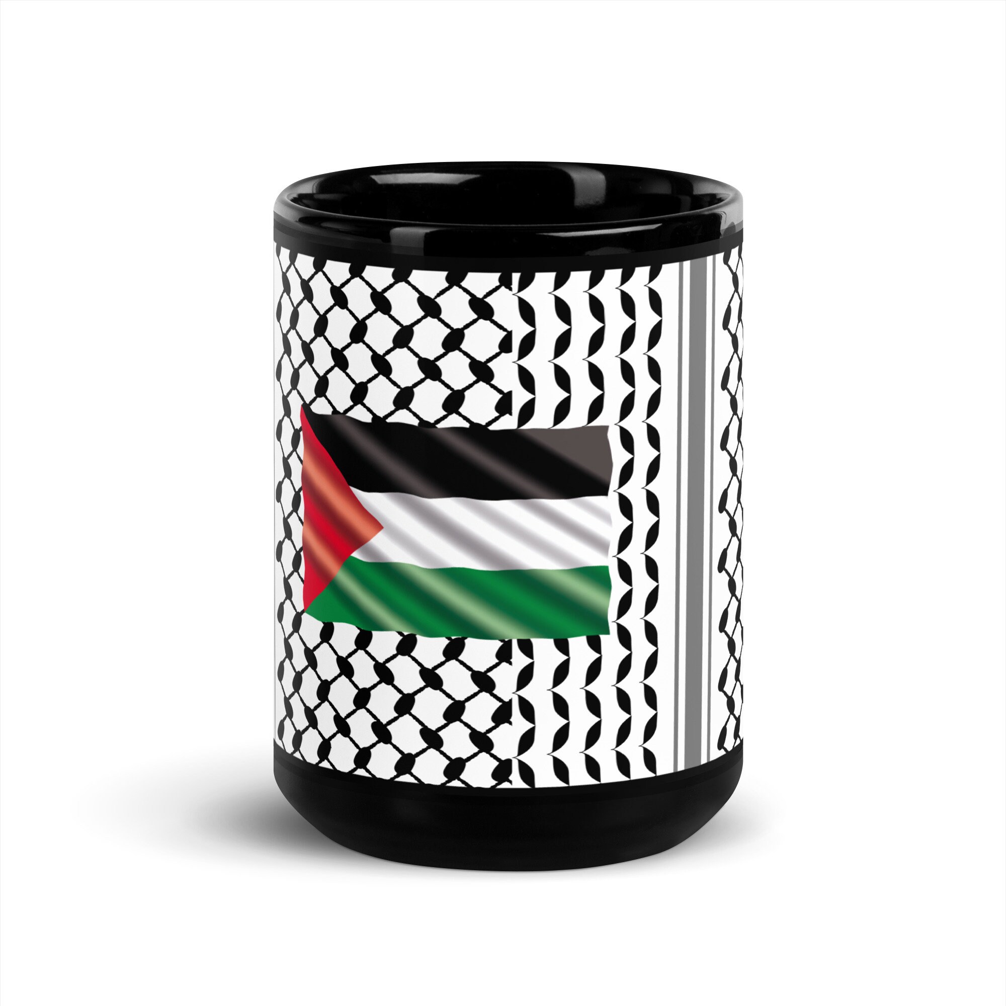 Palestine Kufiya MUG Gaza فلسطين Palestina Arabic Arab Palestinian ...