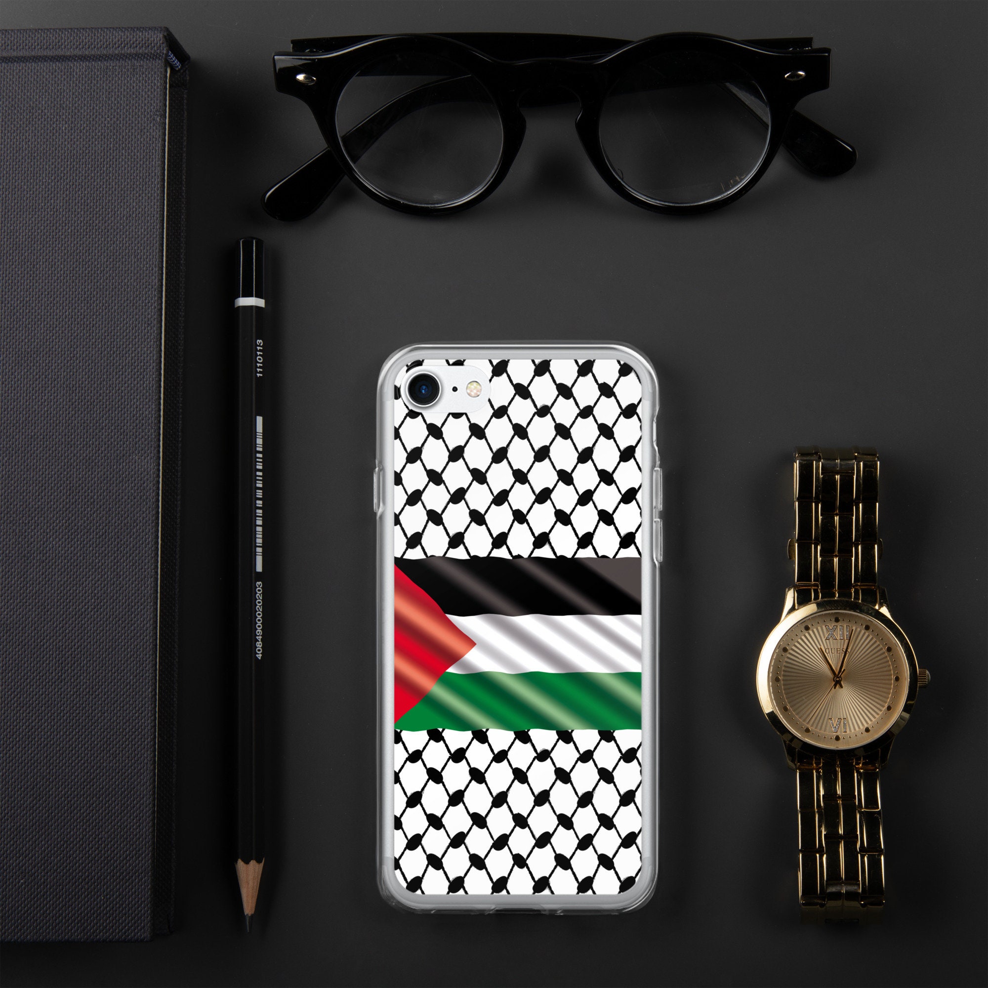 Palestine Keffiyeh Palestine Flag Clear Case for Iphone® Palestine ...