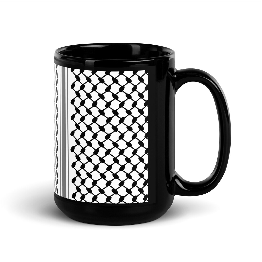 Palestine Kufiya MUG Gaza فلسطين Palestina Arabic Arab Palestinian ...
