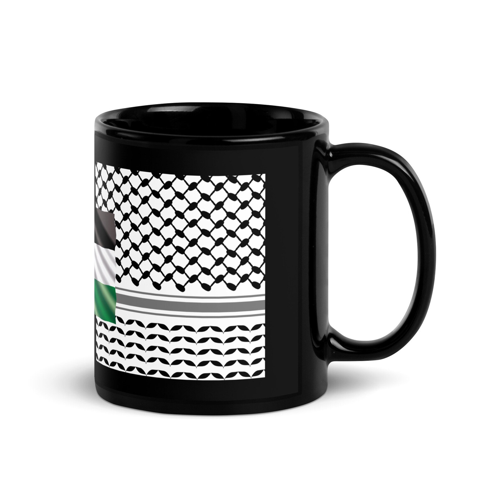 Palestine Kufiya MUG Gaza فلسطين Palestina Arabic Arab Palestinian ...