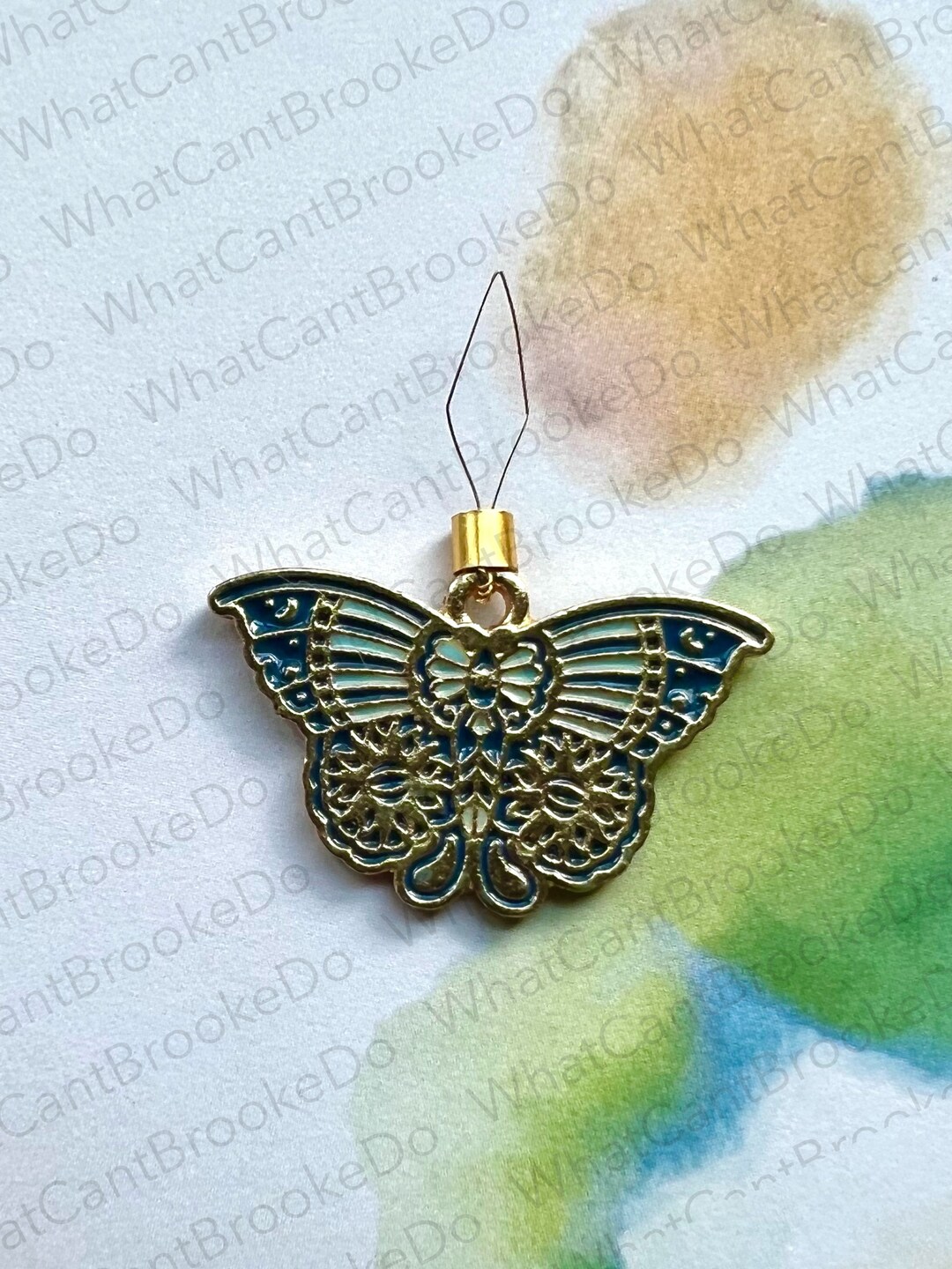 Blue Butterfly Needle Threader - Single Item - With Option to Make Into ...