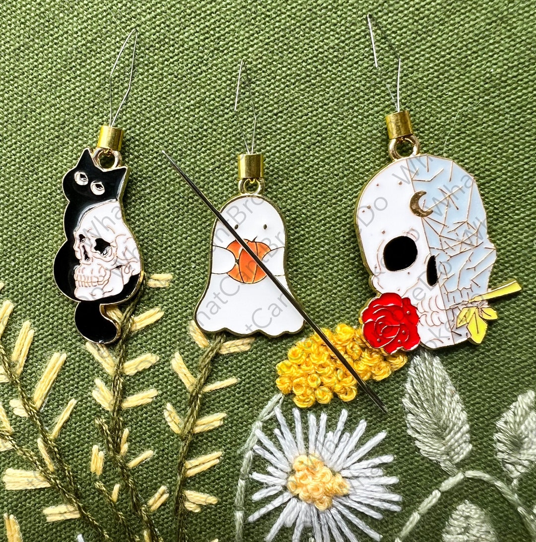 Spooky Halloween Needle Threader With Option to Make Into Magnetic ...