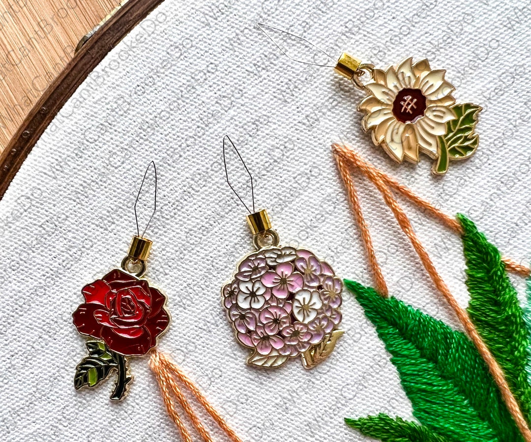 Flower Needle Threaders With Option to Make Magnetic Threader Minder - Hand Embroidery, Sewing ...