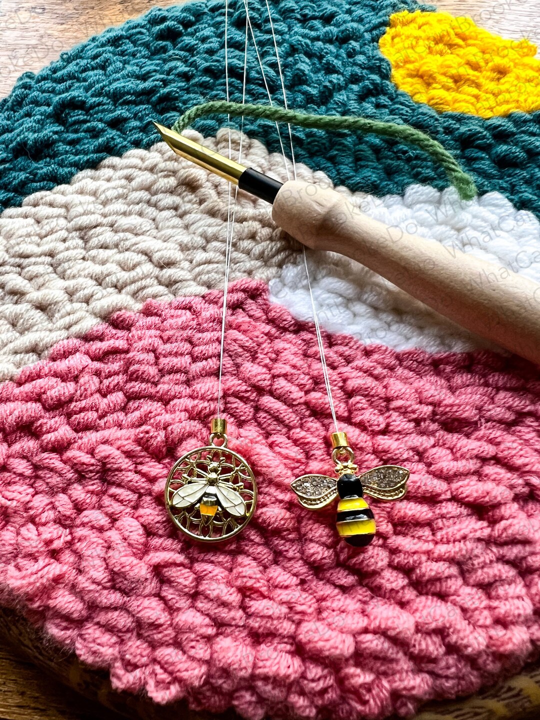 Bee Punch Needle Threader - Single Item - for Punch Needles as Small as ...