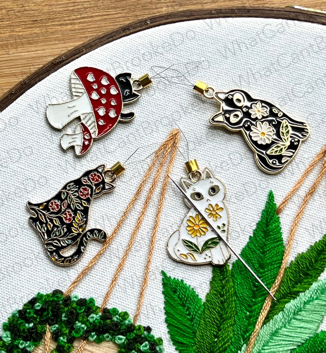 Garden Cats Needle Threaders With Option to Make Into Magnetic Threader ...