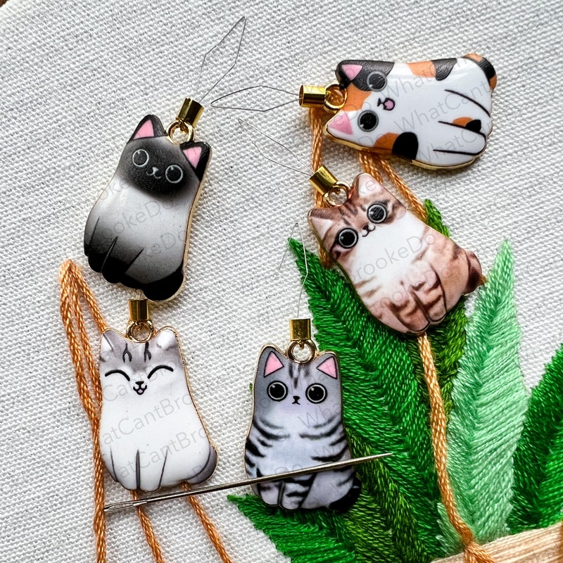 Cat Needlepoint - Etsy