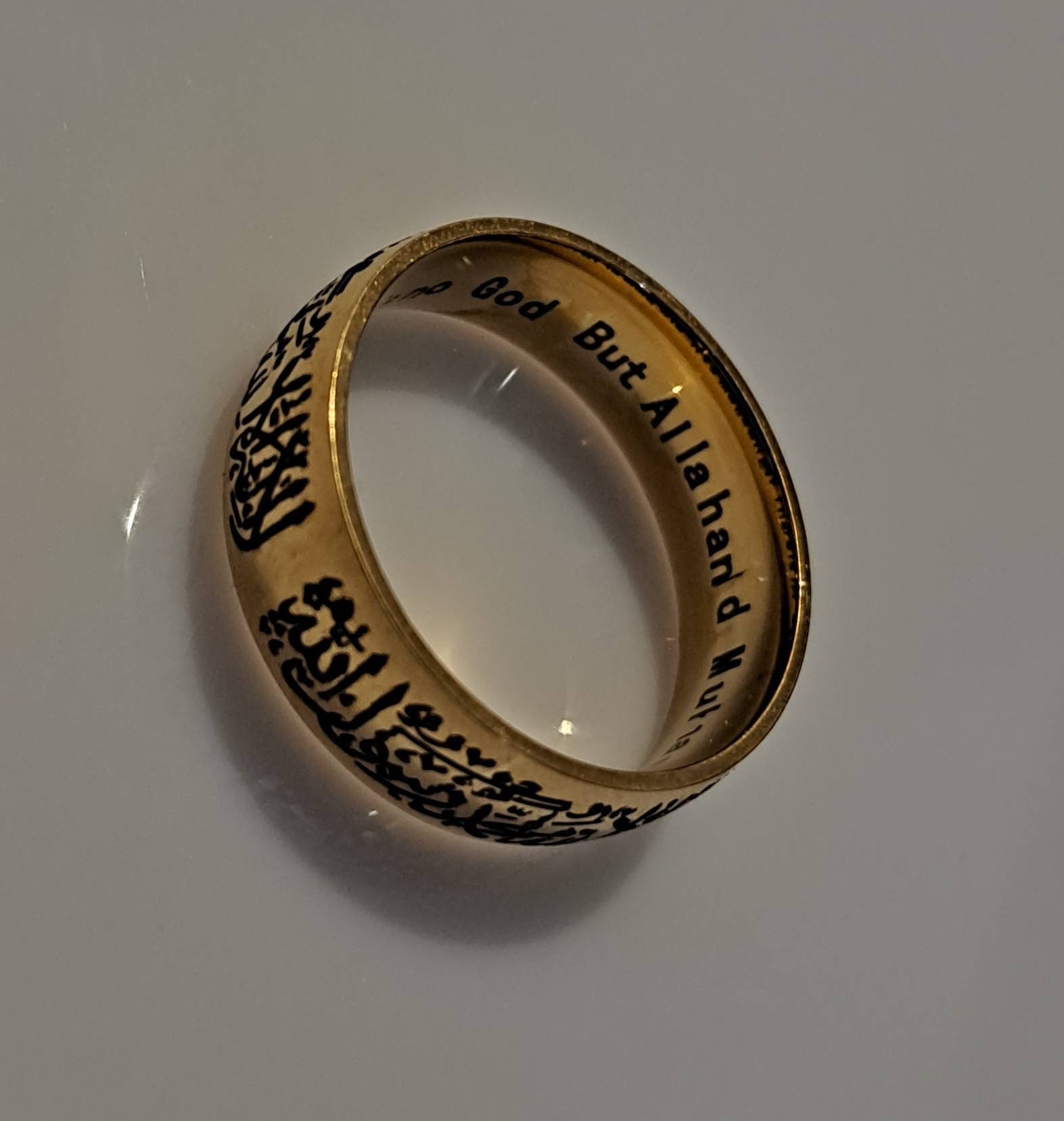 Islamic Shahada Ring for Men Women Jewellery Gift - Etsy