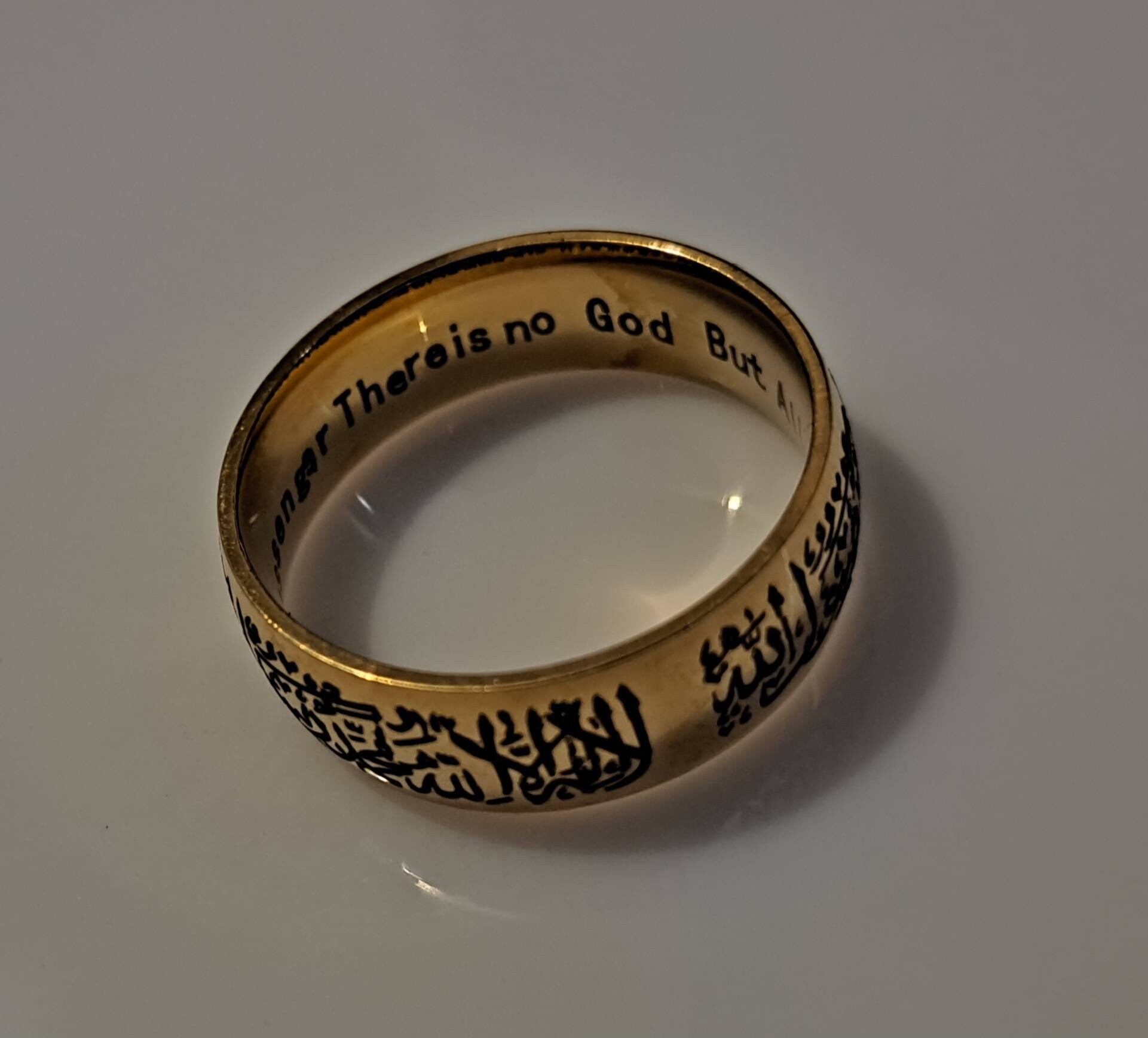 Islamic Shahada Ring for Men Women Jewellery Gift - Etsy