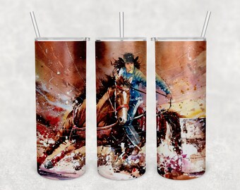 Barrel Racer Tumbler | Etsy