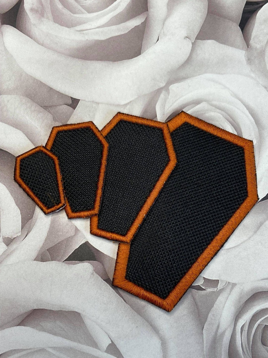 Coffin Applique Embroidery File: Gothic Halloween Design (digital ...