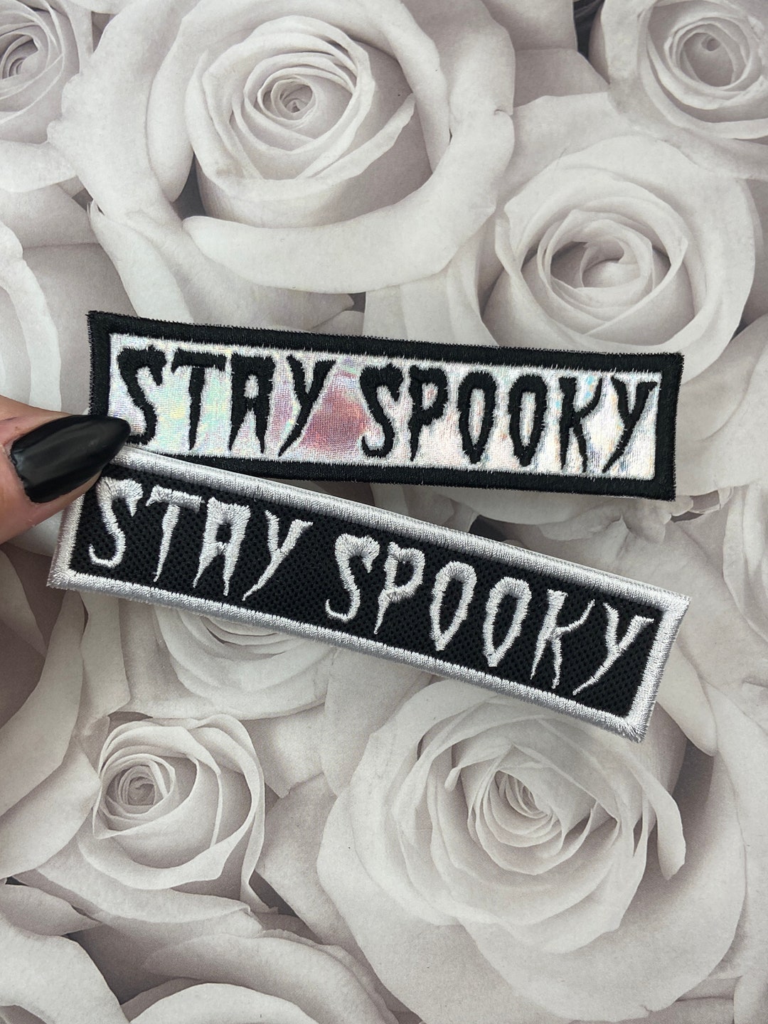 Stay Spooky Patch, Gothic Gifts, Spooky Patches, Goth Accessories, Goth Patches, Spooky Gifts ...