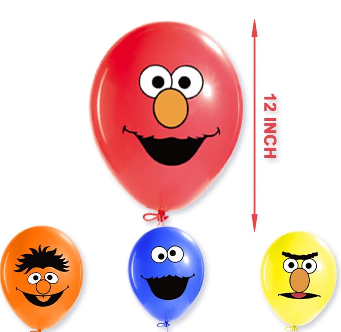 Sesame Street Nspired Balloon Party Decoration - Etsy