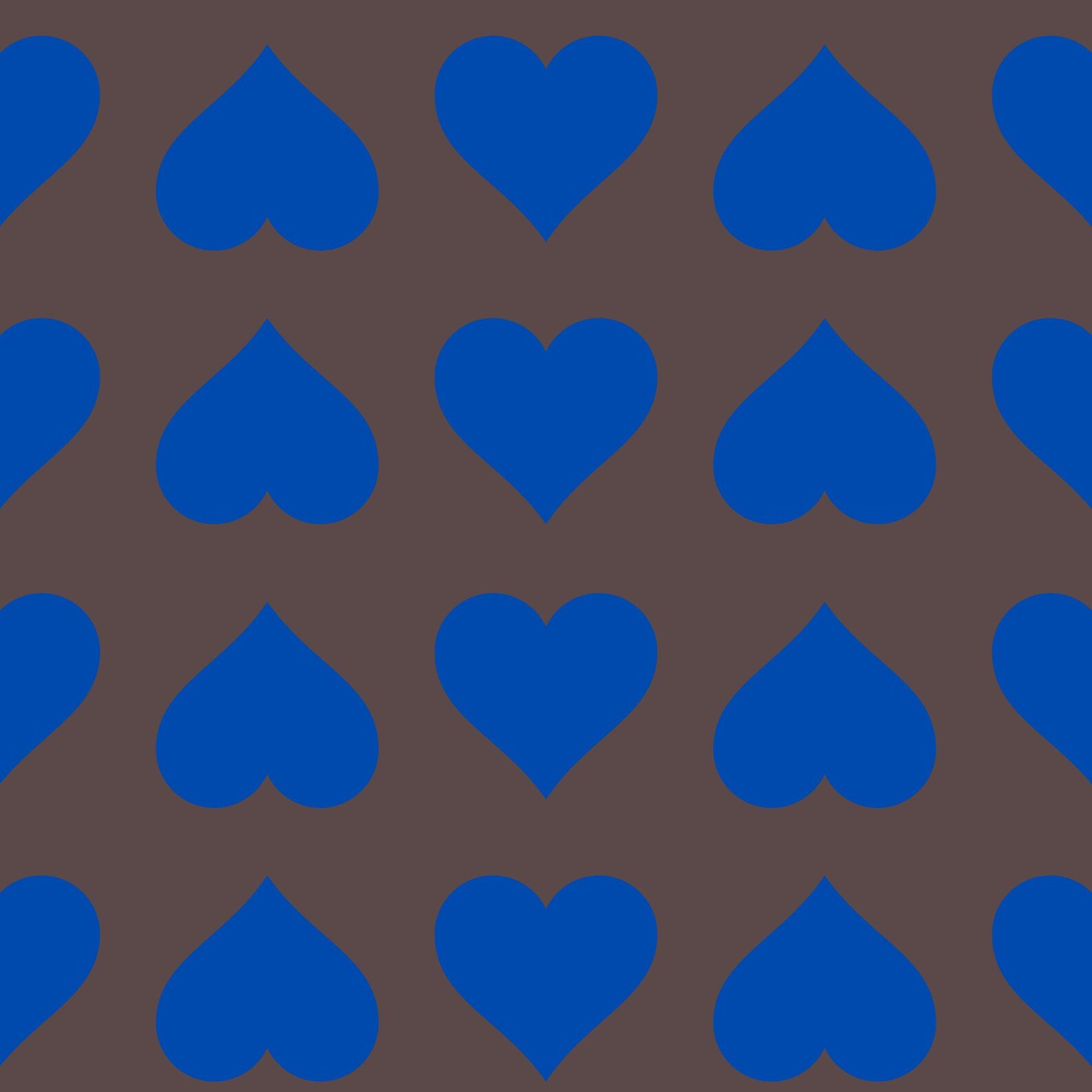 Blue Hearts Valentines Seamless Repeat Pattern for Commercial Use ...