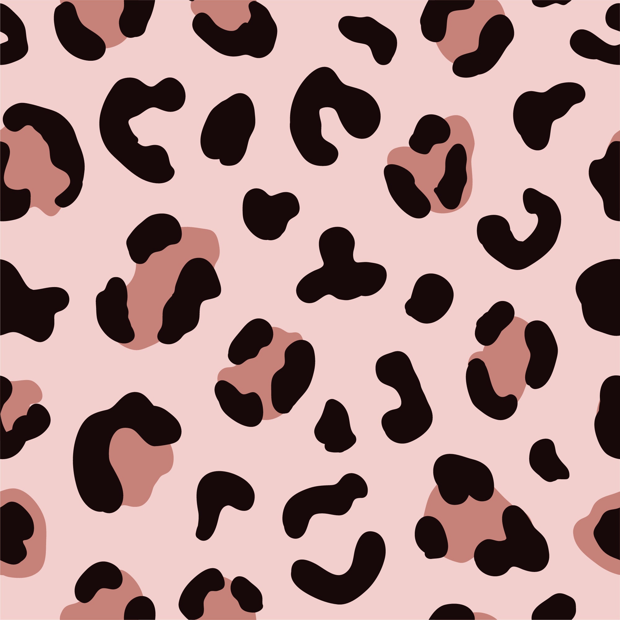 Seamless Pattern Cheetah Print in Dusky Pinks/cheetah Print Repeat ...