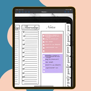 6 Digital Ruler Sticky Notes Stickers, iPad Sticky Note, Goodnotes ...