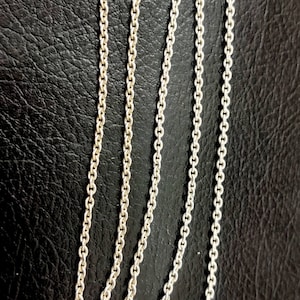 925 Silver Chain, Silver Necklace, Silver Jewelry, Curb Chain, Silver ...