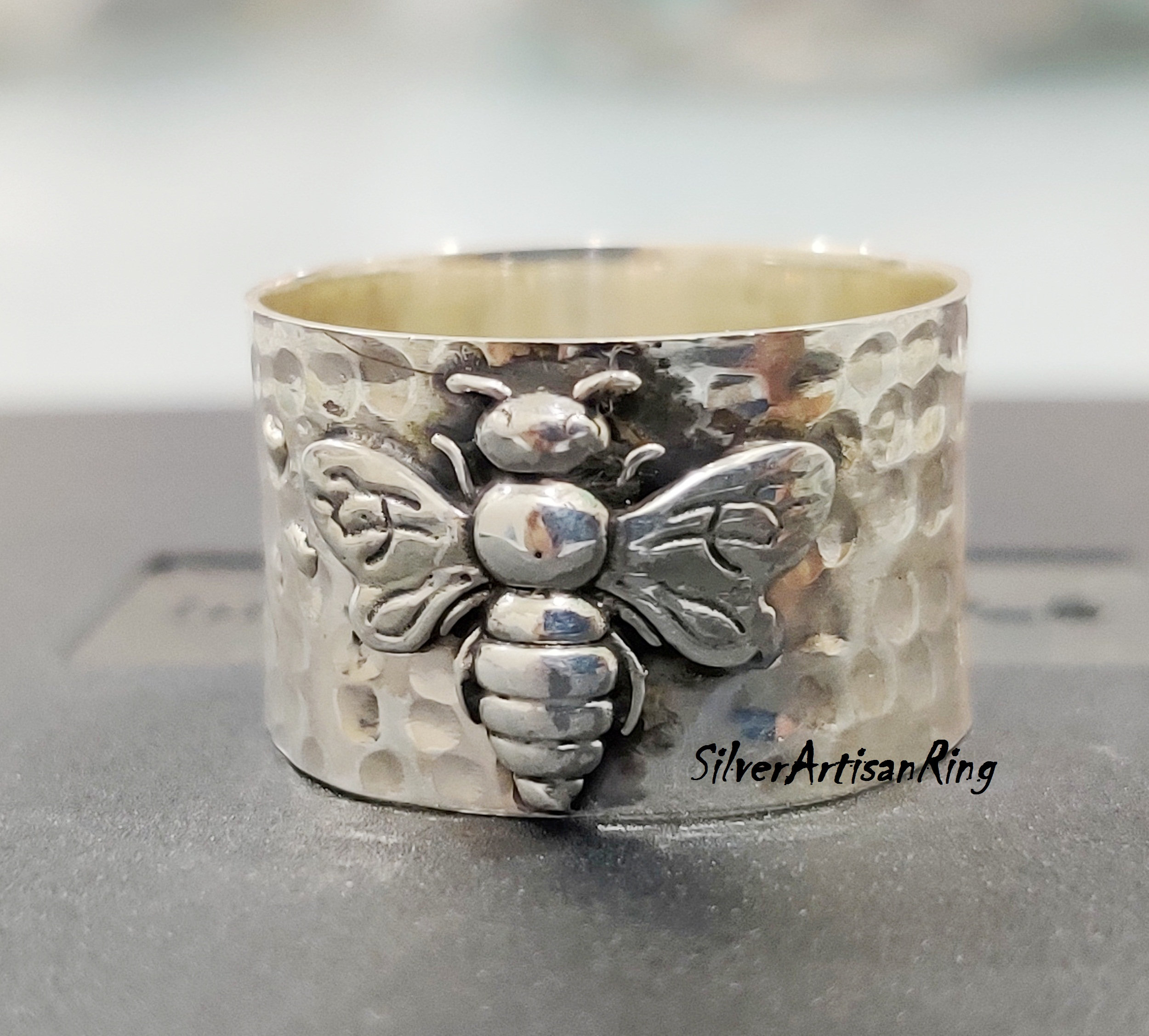 Honey Bee Ring 925 Sterling Silver Ring silver Jewelry | Etsy