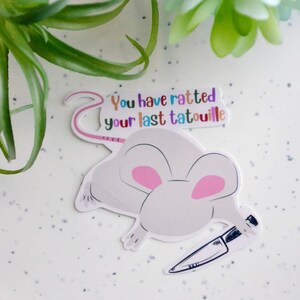 You Have Ratted Your Last Tatouille Meme Cursed Funny Sticker - Etsy