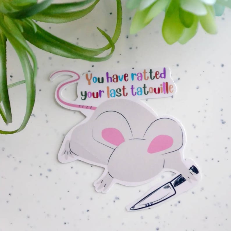 You Have Ratted Your Last Tatouille Meme Cursed Funny Sticker - Etsy