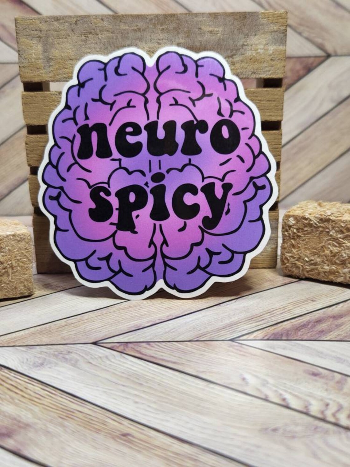 Adhd Sticker Neurodivergent Brain Neuro Spicy Cute Planner - Etsy