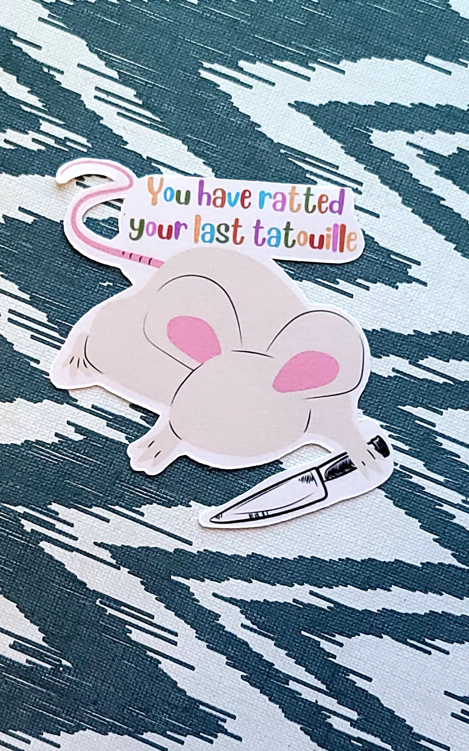 You Have Ratted Your Last Tatouille Meme Cursed Funny Sticker - Etsy