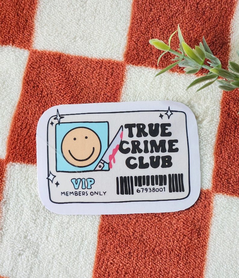True Crime Sticker Podcast Crime Investigation Sticker Cute Hydroflask ...