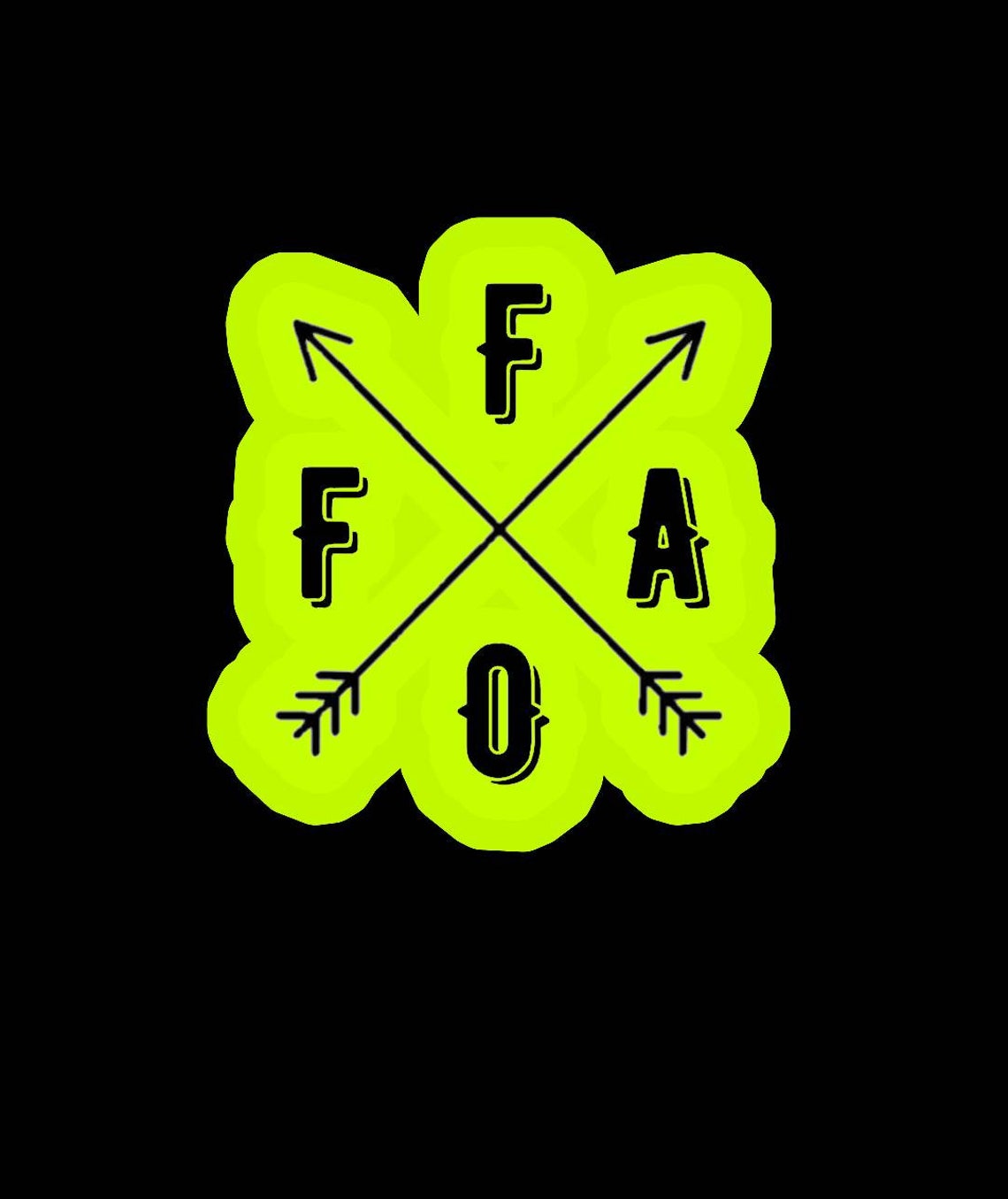 Funny sticker f around and find out arrow fafo sarcasm gift | Etsy