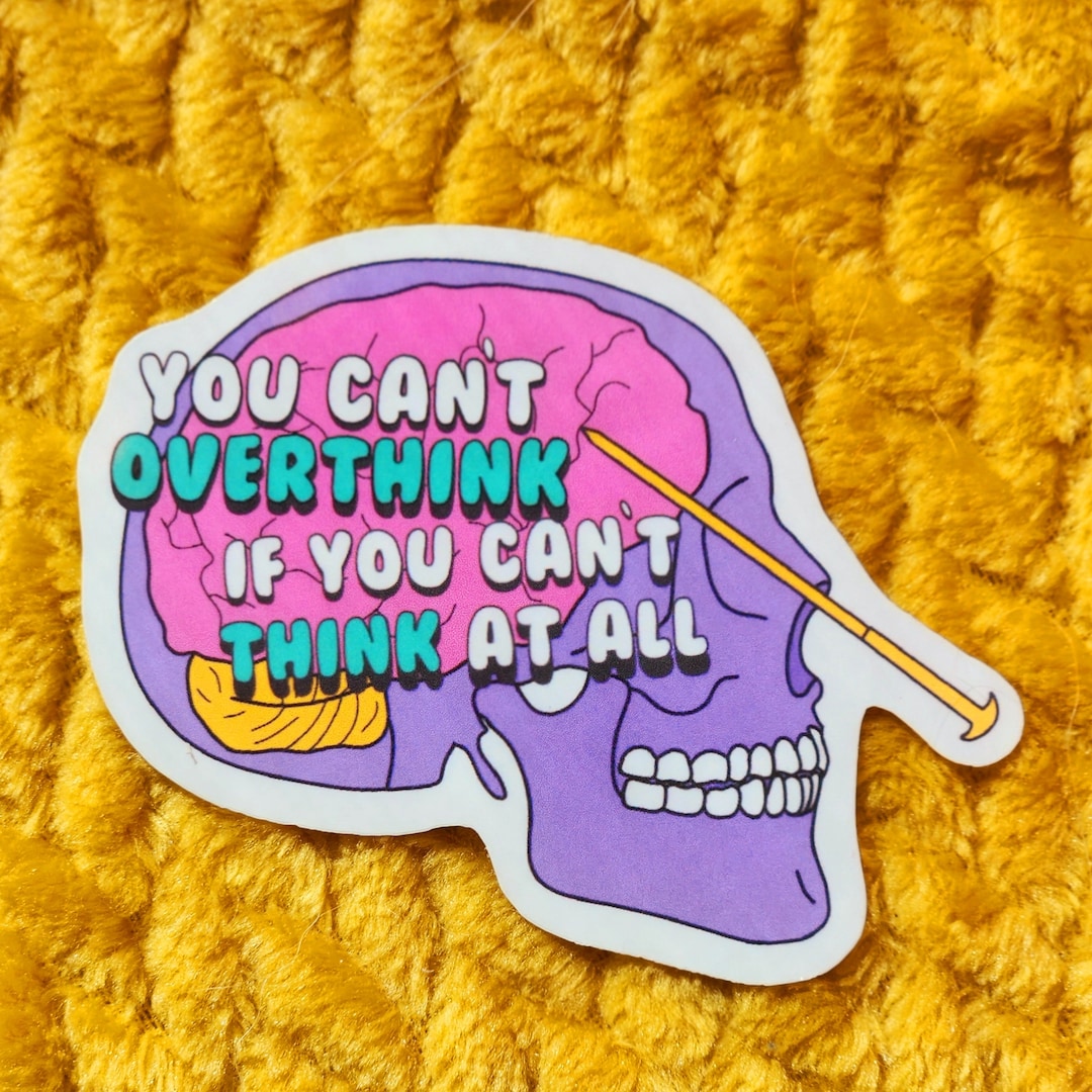 Funny Lobotomy Sticker Hilarious Glossy Waterproof Hydroflask Journal ...