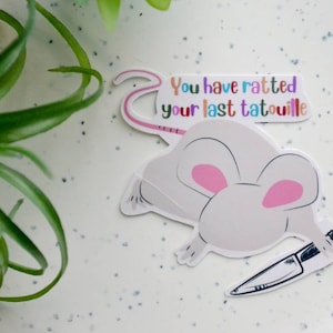 You Have Ratted Your Last Tatouille Meme Cursed Funny Sticker - Etsy