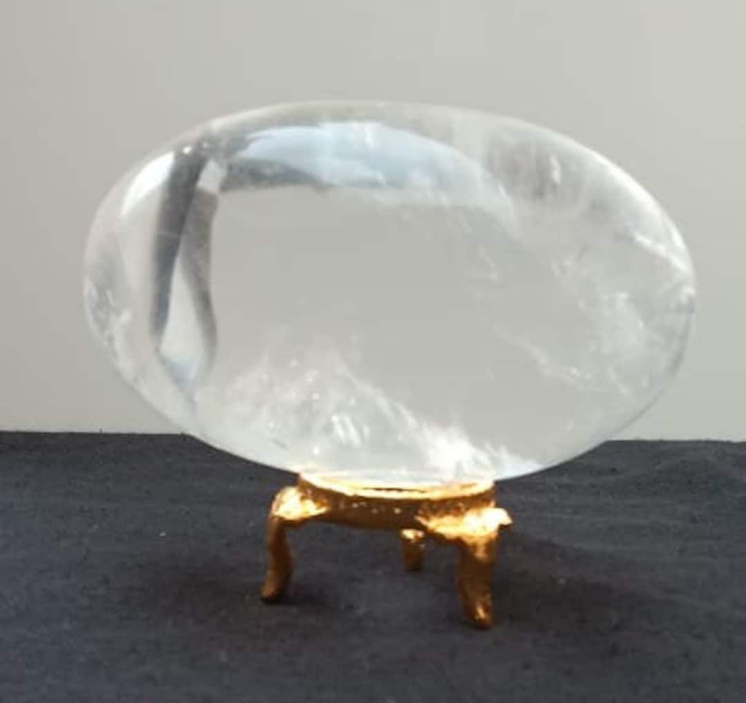 Natural Clear Crystal Quartz Lingam, Sphatik Lingam, Crystal Lingam ...