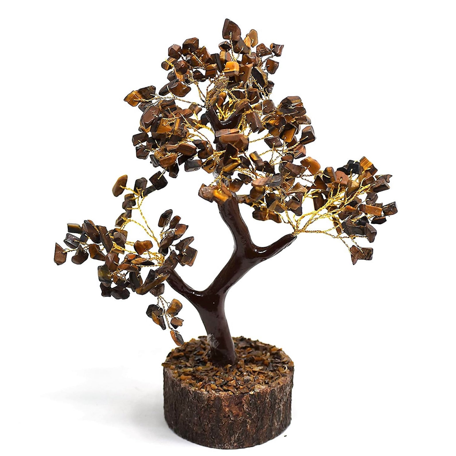 Tiger Eye Tree Tiger Eye Crystal Tree Gem Tree Handmade - Etsy