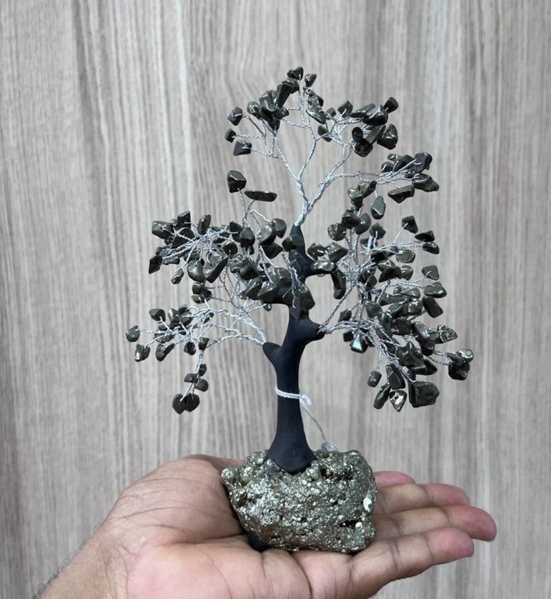 Natural Pyrite Crystal Tree Pyrite Chips Tree With Pyrite - Etsy