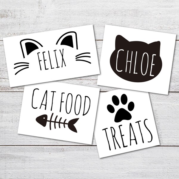 Cat Label - Etsy