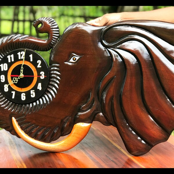 Elephant Clock - Etsy