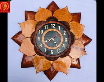 Lotus Flower Wall Clock - Etsy